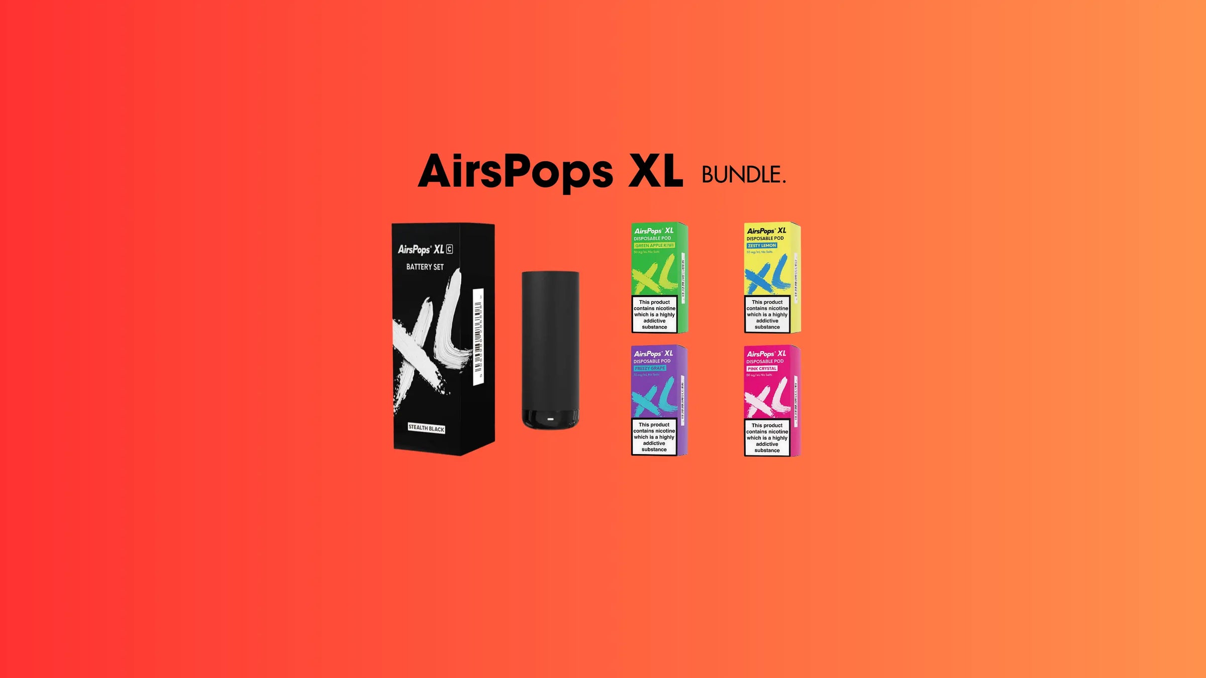 AirsPops XL Device Range | Express Delivery