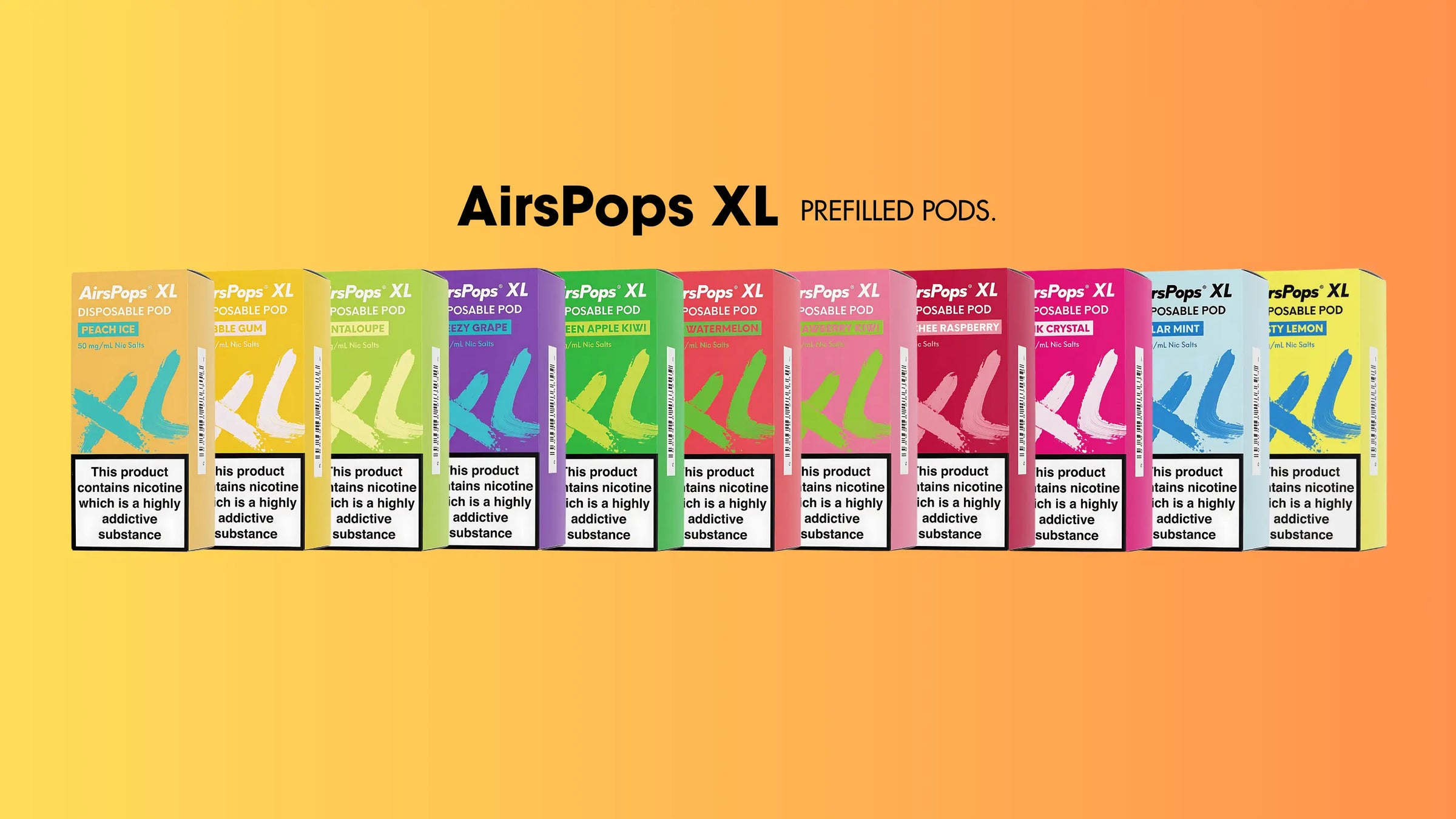 AirsPops XL Device Range | Express Delivery
