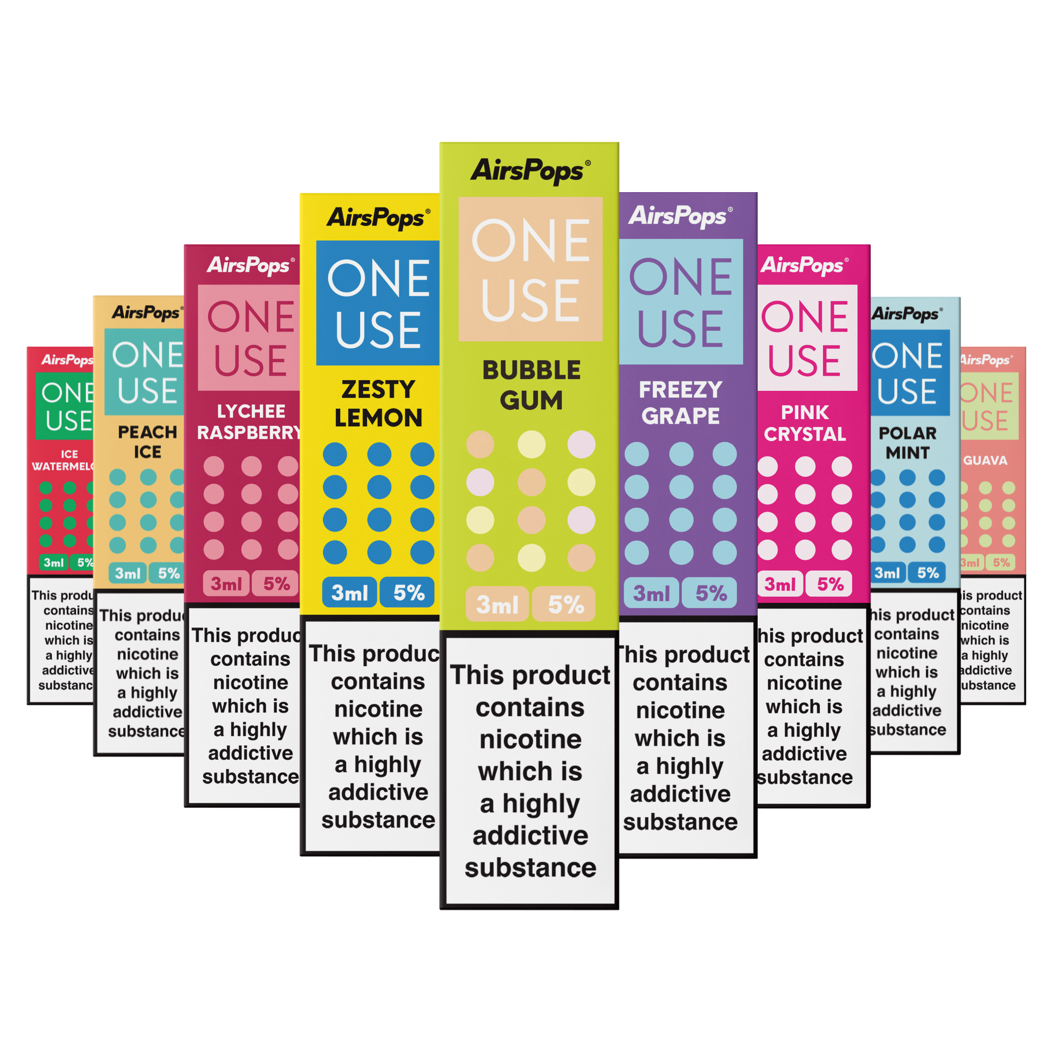 Airscream AirsPops ONE USE 3ml 800 Puffs | Express Delivery – Smoke ...