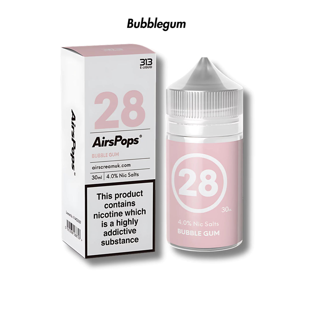 313 AirsPops E-Liquid 30ml 1.9% Bottle | Express Delivery