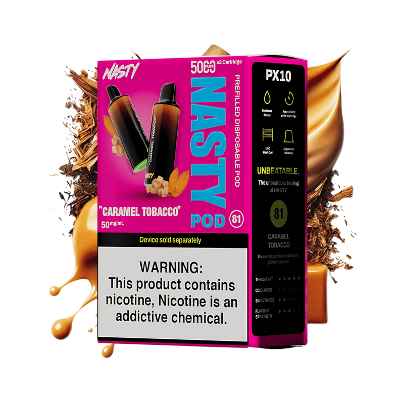 Nasty PX10 Disposable Pods 2-Pack | Express Delivery – Smoke Organic ...