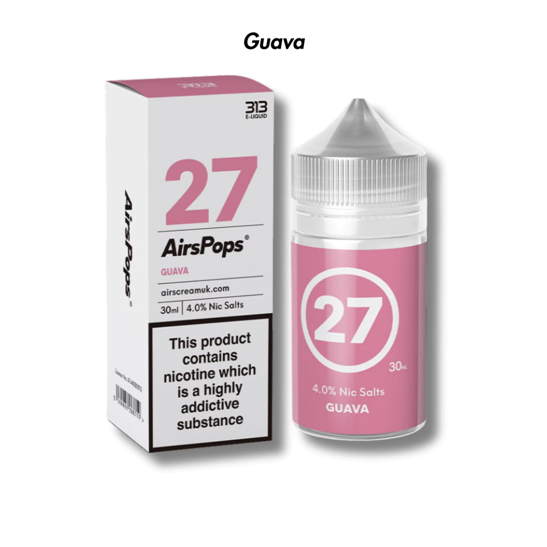 313 AirsPops E-Liquid 30ml 1.9% Bottle | Express Delivery